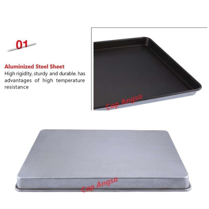 Promo Loyang Oven 60 X 40 Alumunium Non Stick Perforated Baking Tray ...
