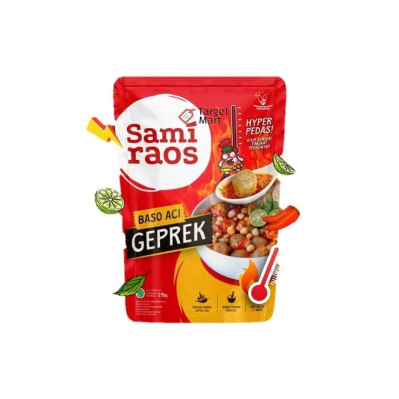 Jual Sami Raos Geprek Makanan Instan Khas Garut Berbagai Varian Pilih ...