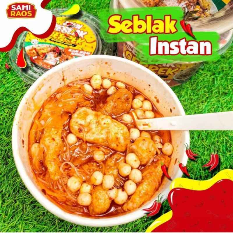 Jual Sami Raos Geprek Makanan Instan Khas Garut Berbagai Varian Pilih ...