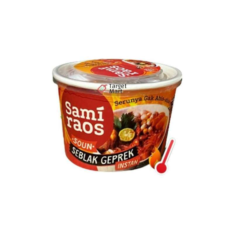 Jual Sami Raos Geprek Makanan Instan Khas Garut Berbagai Varian Pilih ...