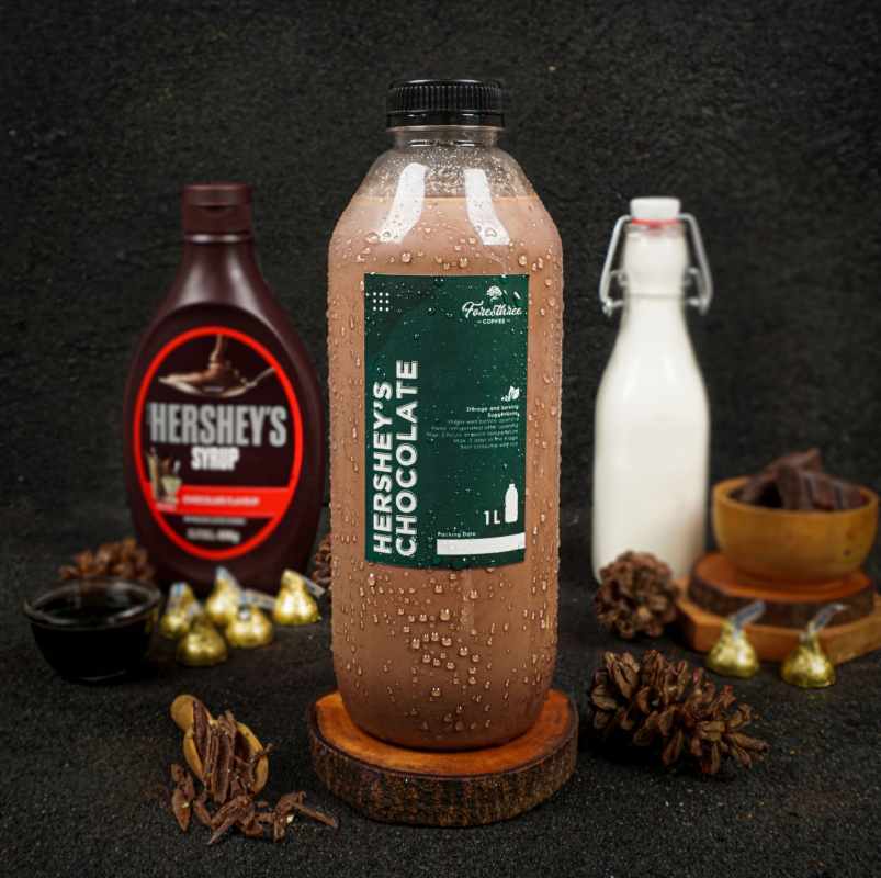 Jual Foresthree Coffee - Hershey's Chocolate Minuman [1 L] di Seller ...