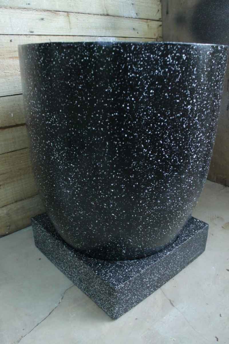 Jual Bak Mandi Besar Model Teraso Warna Hitam Bintik Putih Di Seller ...