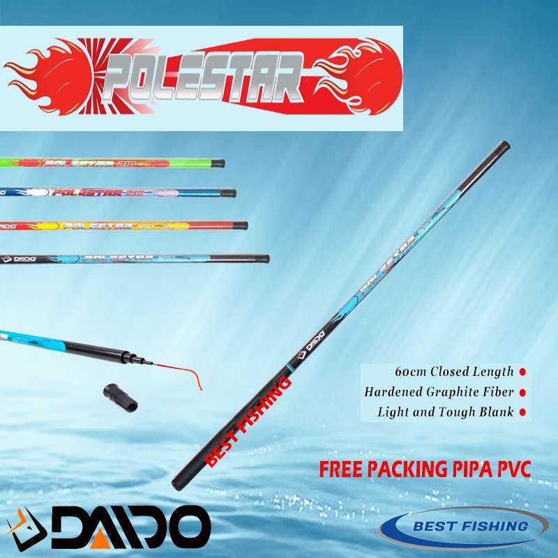 Jual Pole / Tegek Daido Star Fiber Panjang 180cm Sampai 300cm Di Seller ...