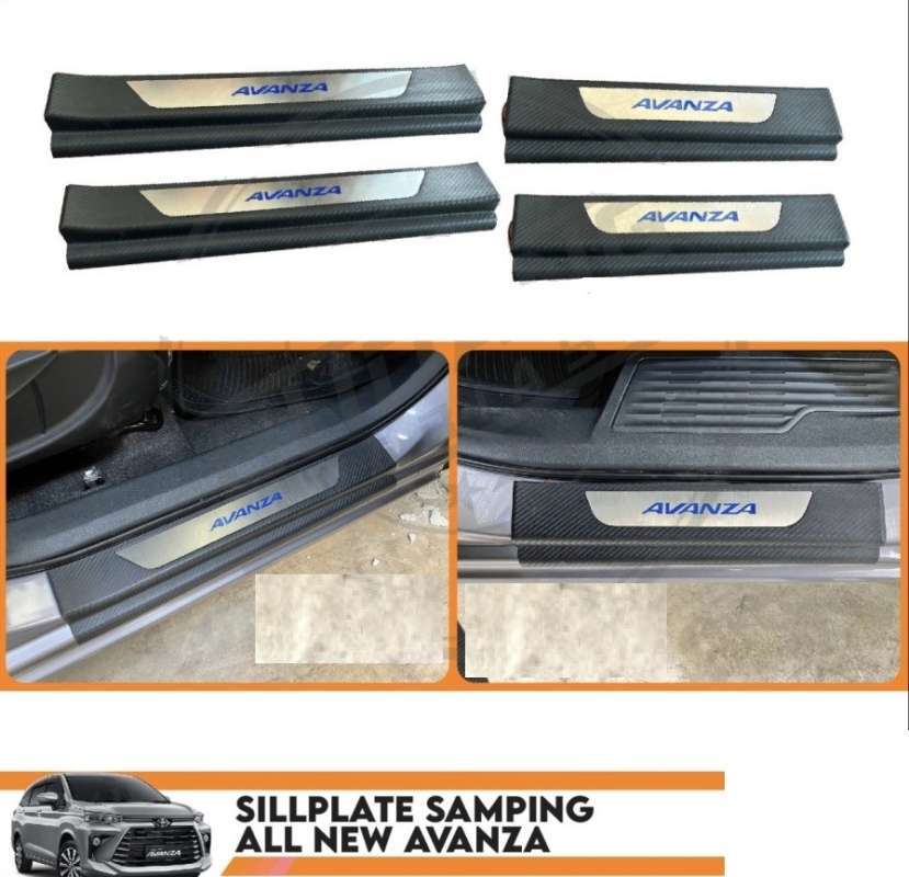 Jual Sillplate Samping Avanza 2022 Tipe Carbon Sill Plate Mobil Keren ...
