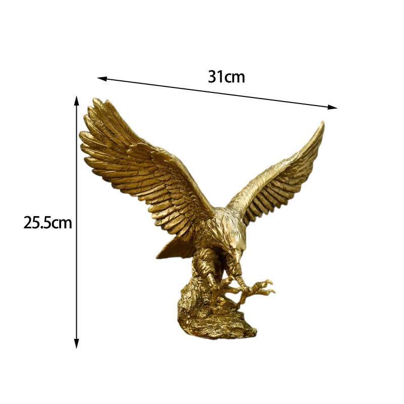 Jual Modern Eagle Sculpture Collectible Statue For Wedding Entrance ...