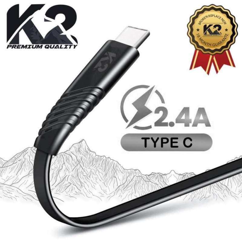 Jual Pretty Waist Kabel Data Bagus Micro USB Type C Type C Tipe Cable 2A Fast Charging Original