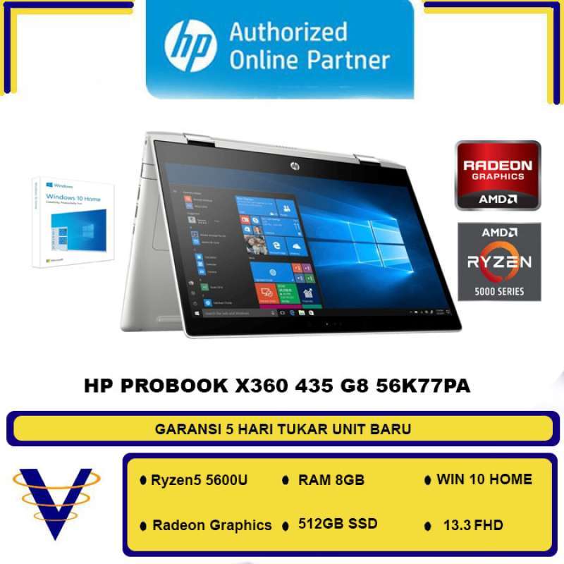 Promo Laptop Hp Probook X G K Pa Ryzen U Gb Gb Win Diskon Di Seller