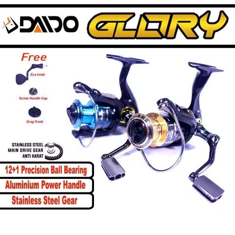 Promo REEL DAIDO GLORY 12 BEARING UKURAN 1000 SAMPAI 6000 POWER HANDLE ...