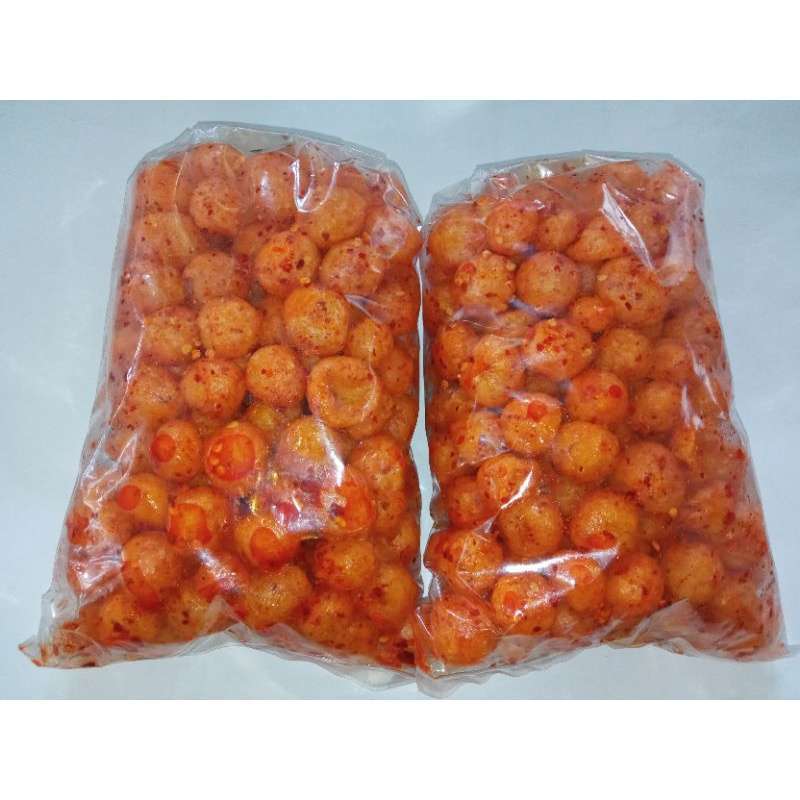 Jual 1Kg Endog Lewo Emplod Lewo Original & Pedas 1Kg, cimol kering ...