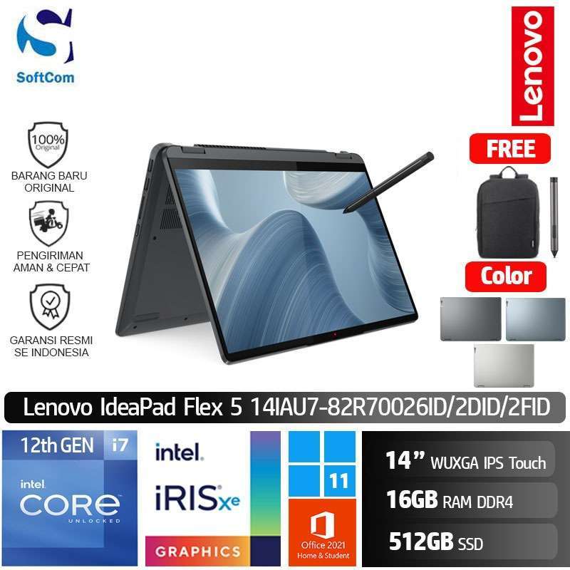 Promo Lenovo Ideapad Flex I Id Did Fid Laptop In Core I U Gb Gb Ssd Wuxga