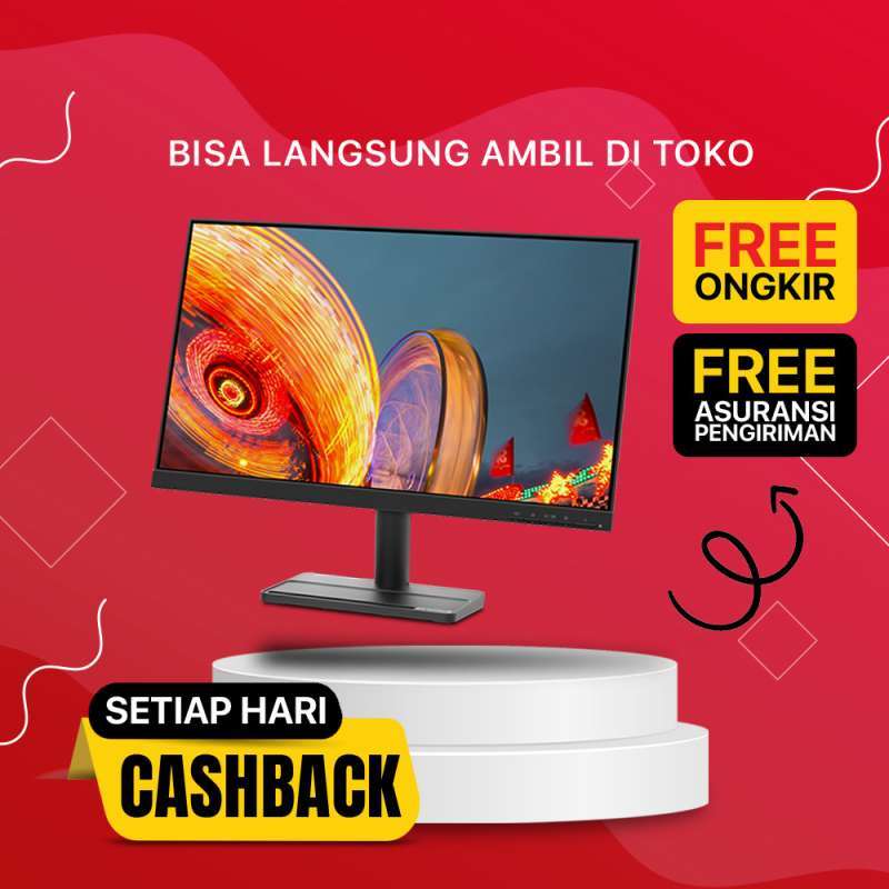 Jual Lenovo L24e-30 Monitor 24 FHD VA 4ms 75Hz HDMI VGA FreeSync VESA di Seller Laptopmurah.id ...