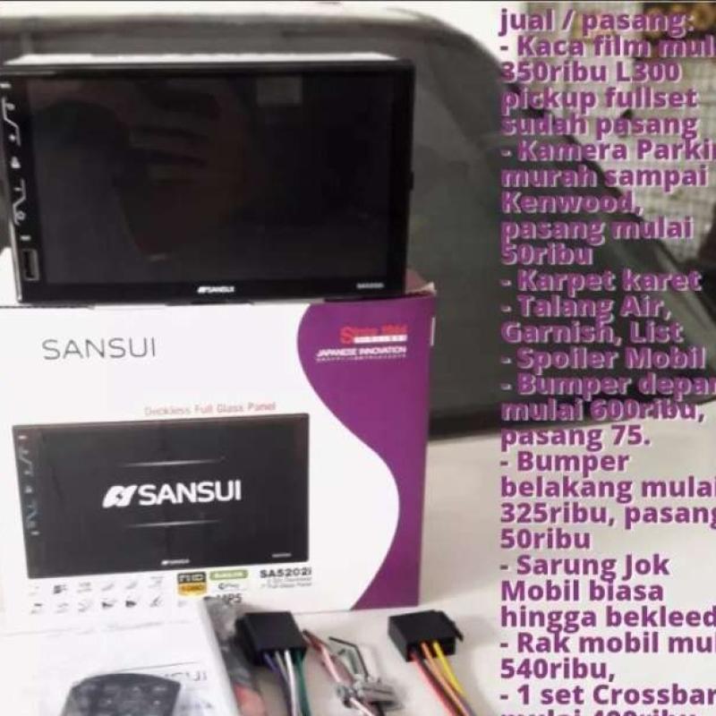 Jual Headunit DECKLESS Sansui SA 5202i 7 inch AUTOLINK dus Ungu ...