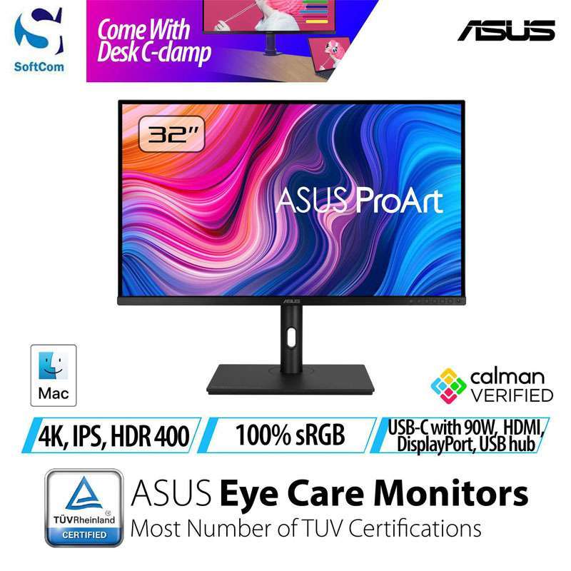 Jual Monitor Asus Proart Pa329cv Professional 32 Inch 4k Uhd 100% Srgb ...