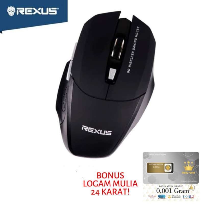 Promo Mouse Gaming Wireless Rexus RX109 / RX-109 Diskon 54% di Seller rooms games - Cengkareng ...