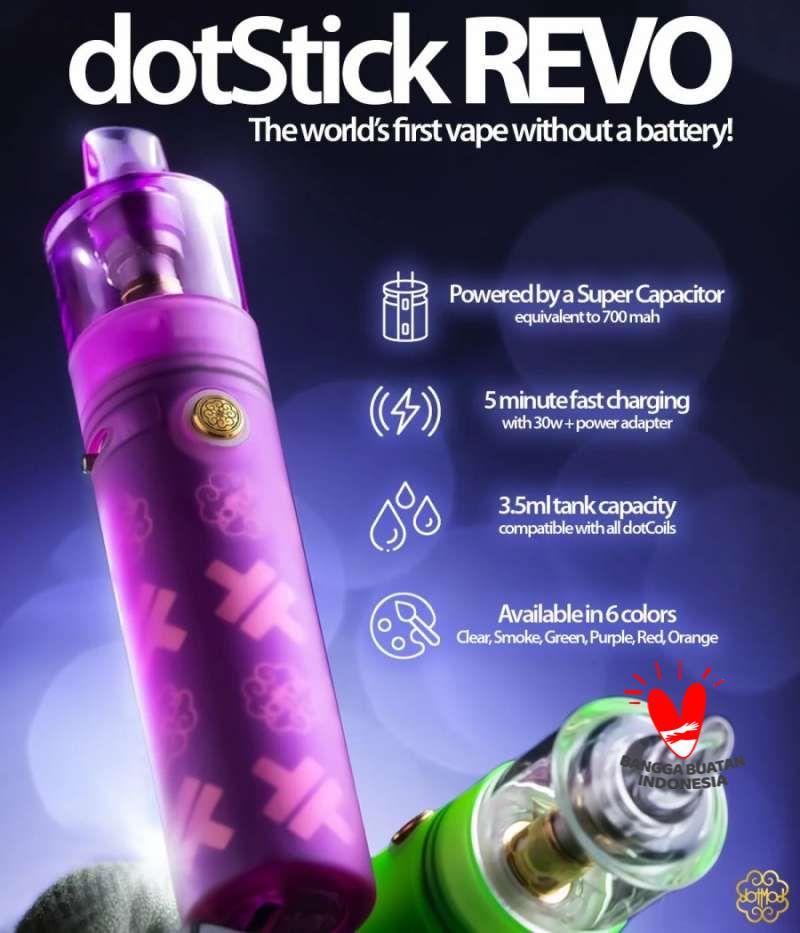 Jual Dotstick Revo 35W 700mAh Pod Kit Authentic by DotMod / Dot Stick ...
