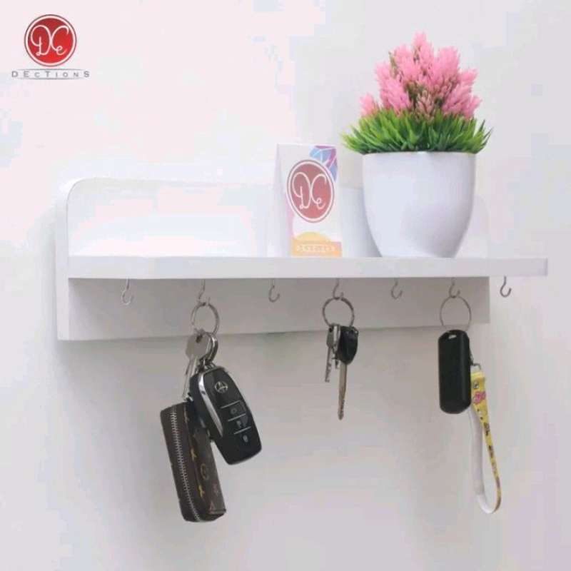 Jual Rak Dinding/Rak Gantungan Kunci/Kapstok kayu jati belanda di ...