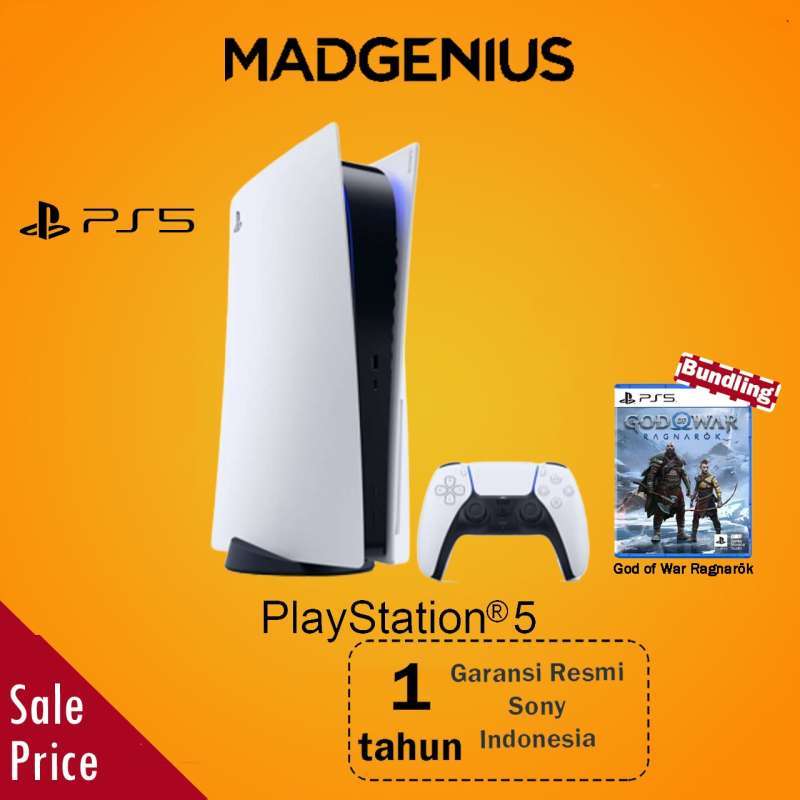 Jual SONY PS5 PlayStation 5 / PS 5 PSN voucher Bundling GOW Raknarok ...