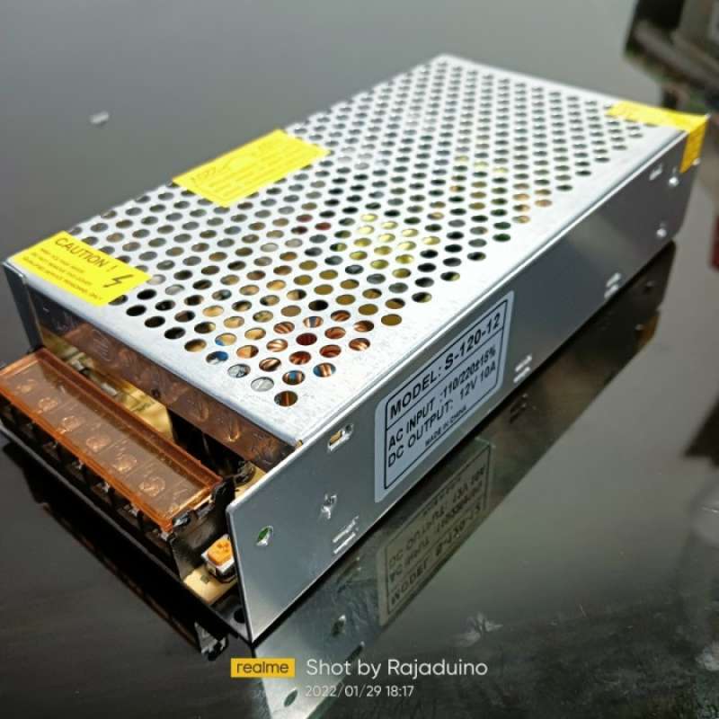 Promo Power Supply 12v 10a Switching Psu Smps Adaptor Jaring Diskon 50% ...