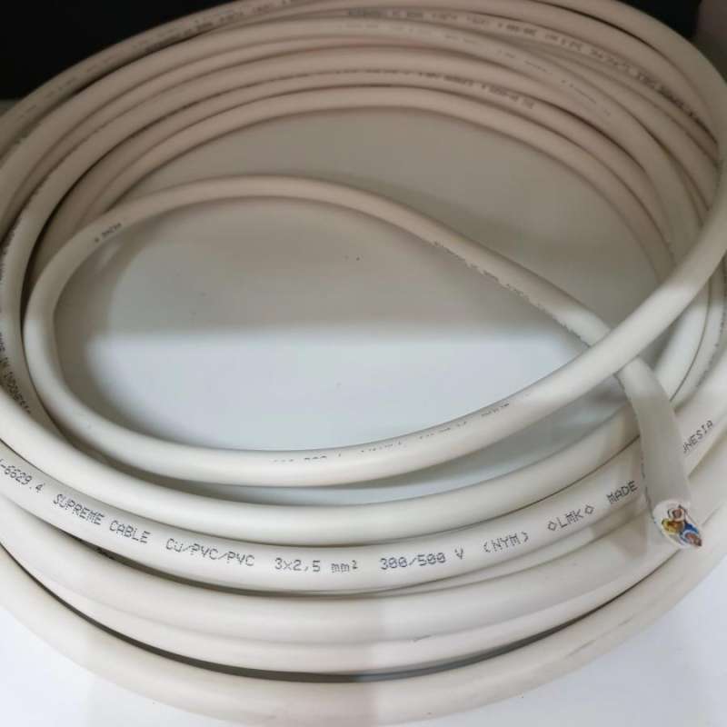 Jual Kabel Listrik Tunggal Nym 3x2,5mm Supreme (meteran) Di Seller Gudang Lampu 10 - Jl. Pecinan ...