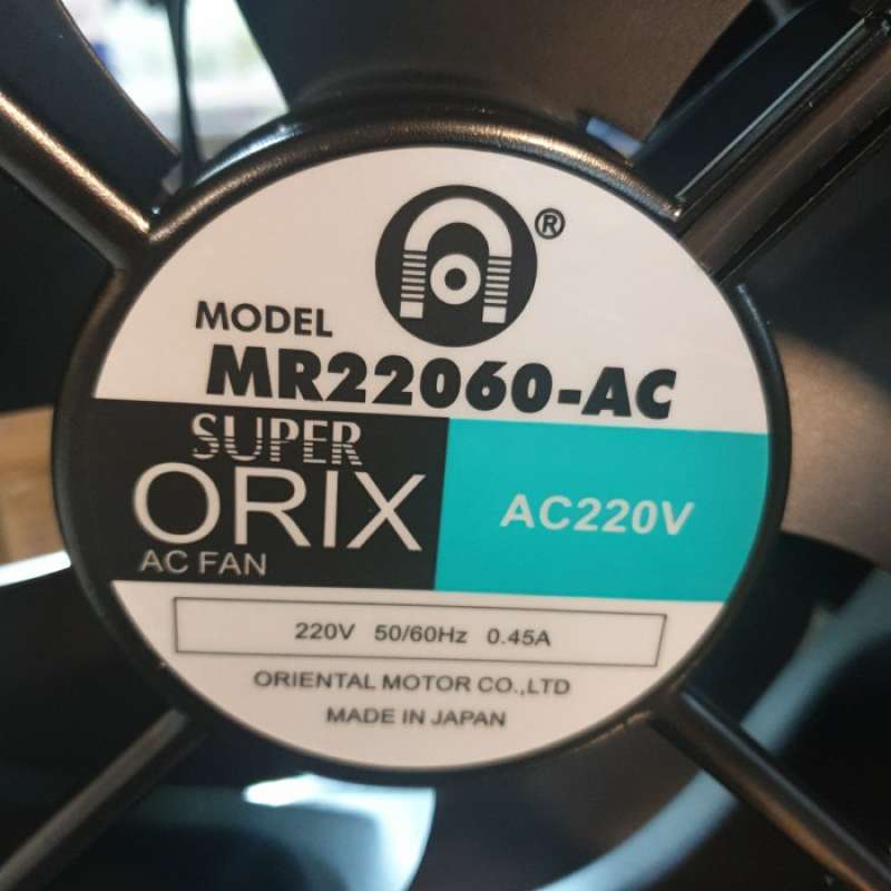 Jual Fan Ac Model Mr22060-ac Super Orix 220v 50/60hz 0,45a Di Seller ...