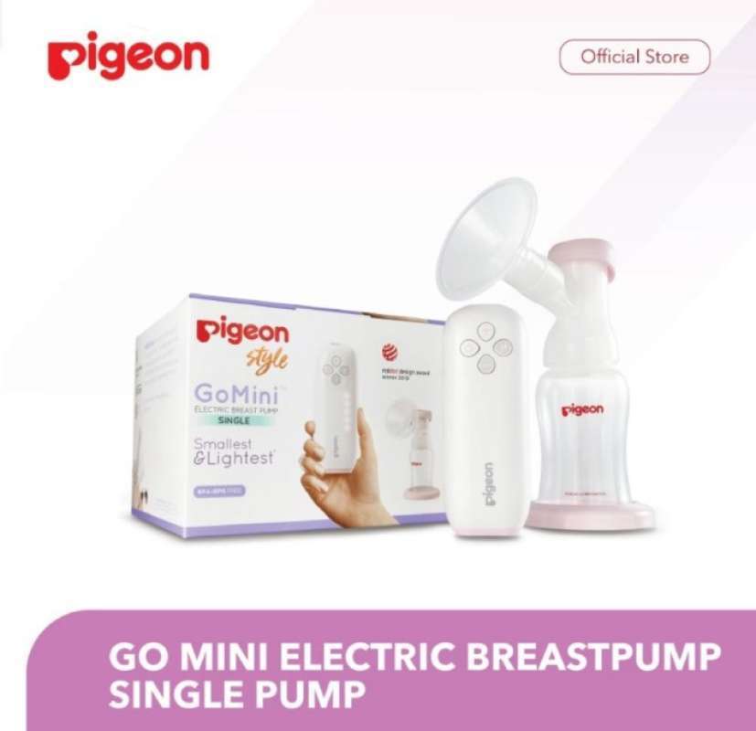 Jual Pompa ASI Elektrik Pigeon Go Mini Electric Breast Pump Single Pump ...