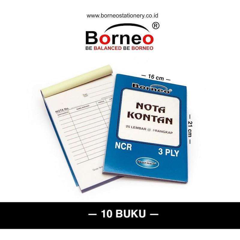 Jual NOTA NCR K-3 BORNEO - NTOB0006/PACK / NOTA KONTAN KECIL di Seller ...