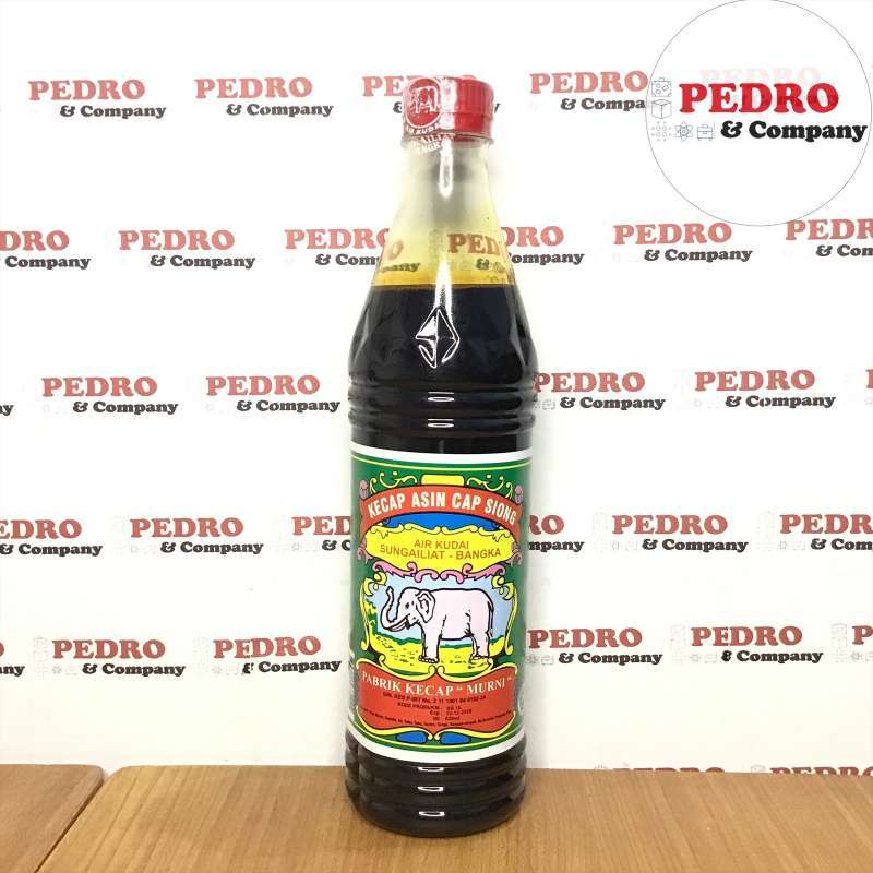 Jual Kecap asin cap siong gajah 600 ml sungailiat bangka soy sauce di ...