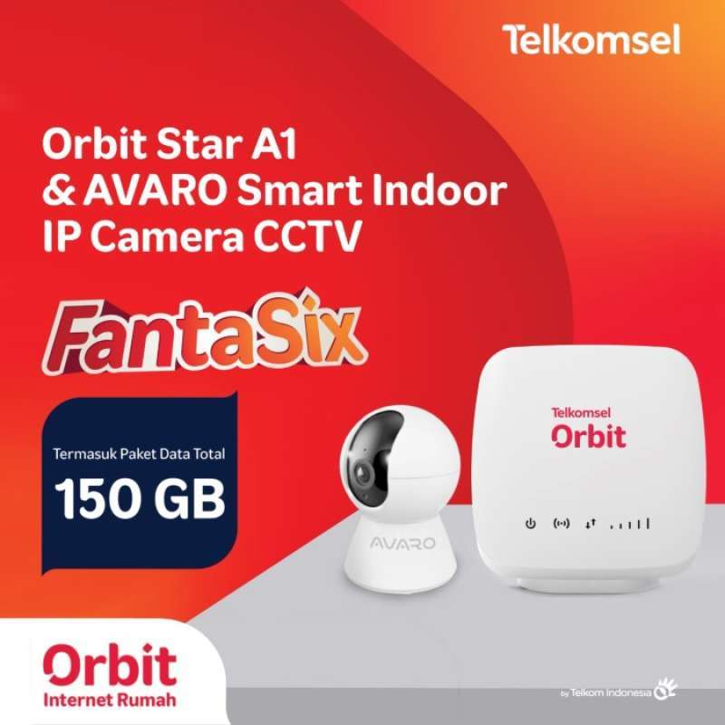 Jual Telkomsel Orbit Star A1 & Avaro Smart Cctv Indoor Ptz Ip Camera ...
