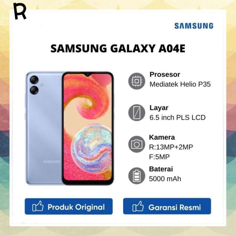 Jual Samsung Galaxy A04e Smartphone 3/32gb Processor Mediatek Helio P35 ...