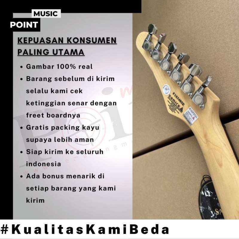 Jual Gitar Listrik Atau Gitar Elektrik Samick Ss-71 Bl Original Full ...
