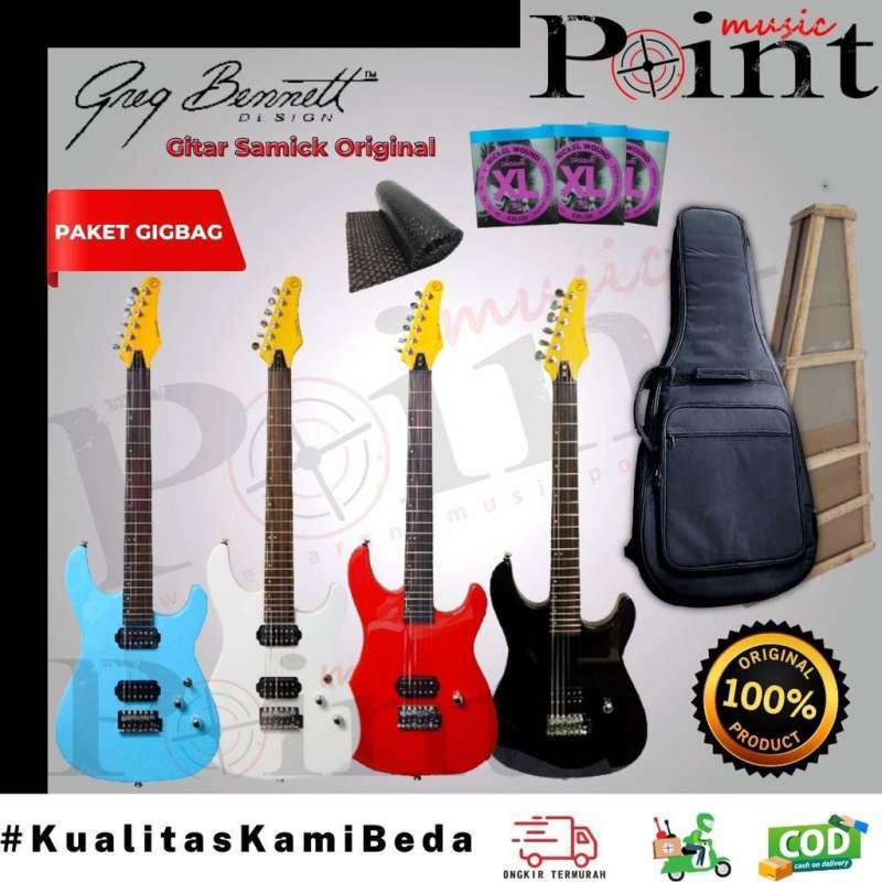 Jual Gitar Listrik atau Gitar Elektrik Samick SS-71 BL Original Full ...