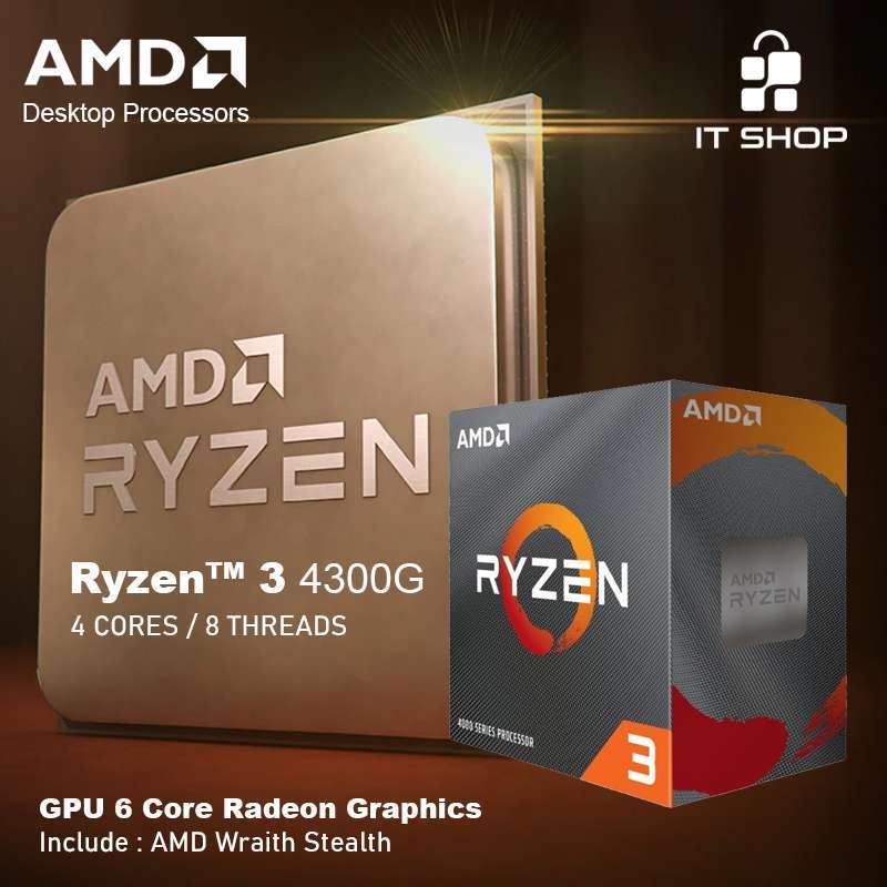 Jual Processor AMD AM4 Ryzen 3 4300G Box di Seller IT Shop Official Store - Mojo, Kota Surabaya ...