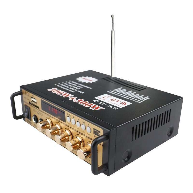 Jual Power Amplifier Kyyslb Audio Bluetooth Hifi Stereo 300wx2 Bt-198b ...