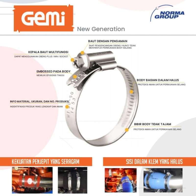 Jual Klem Selang Toyox FS-12 Hose Clamp Toyox FS 12 Safety FS di Seller ...