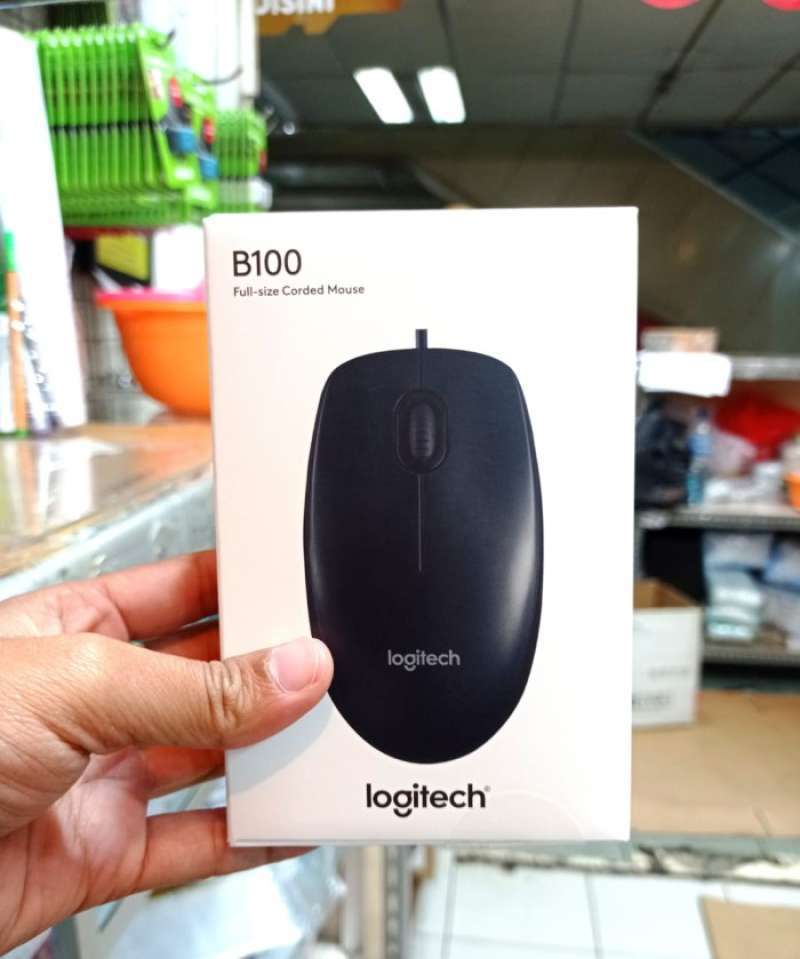 Promo Mouse Logitech B100.Cable Diskon 50% di Seller SI ADSHOP - Kota ...