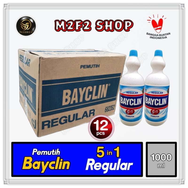 Jual Pemutih Pakaian Bayclin 5in1 Regular - 1000 Ml | 1 Liter (kemsan ...