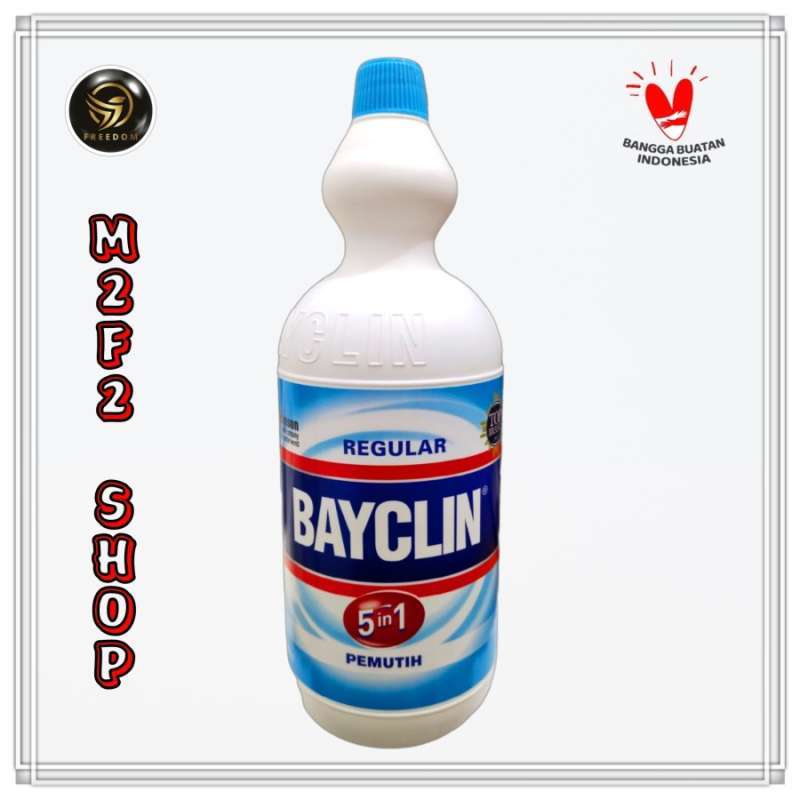 Jual Pemutih Pakaian Bayclin 5in1 Regular - 1000 Ml | 1 Liter (kemsan ...
