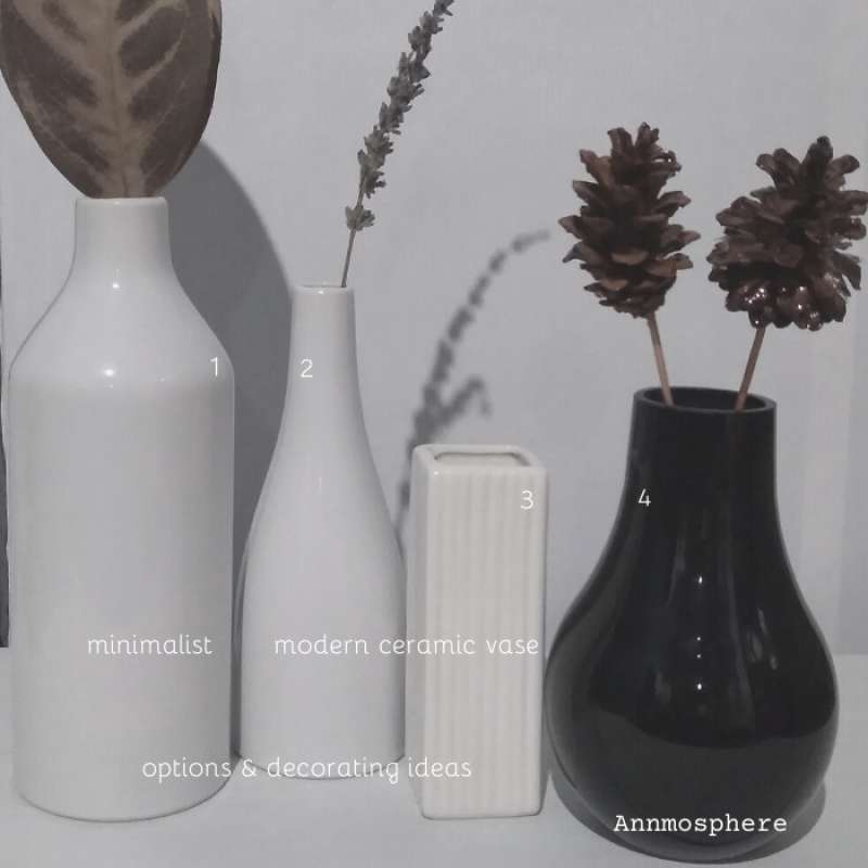 Jual Vas bunga minimalis keramik, modern minimalist ceramic vases di ...