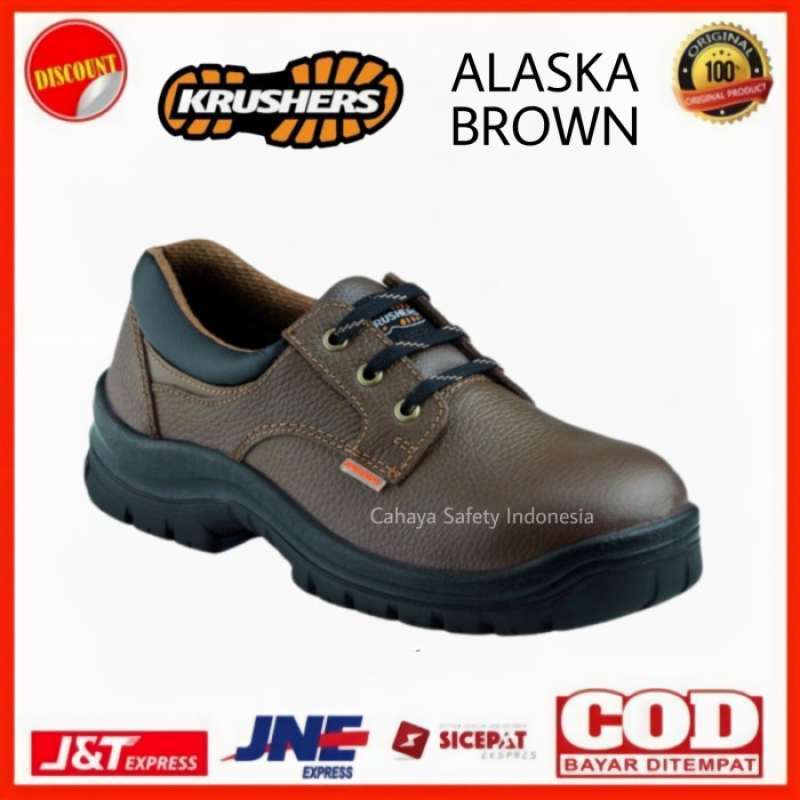 Jual sepatu safety krushers alaska brown di Seller Axie Store ...
