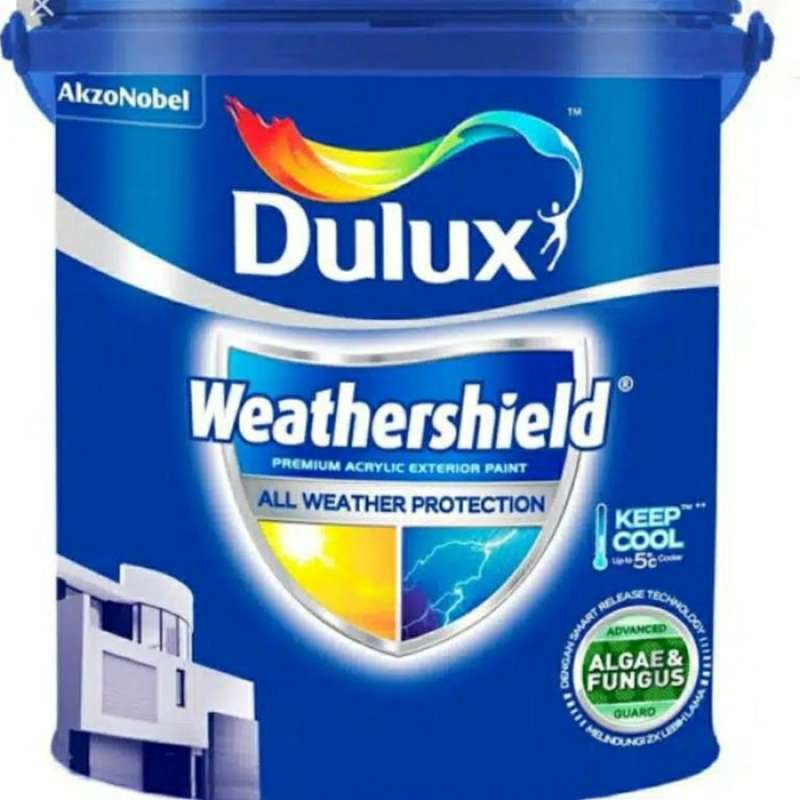 Jual Cat Tembok Dulux Weathershield DUAL Lakestone 44537 2.5L di Seller ...