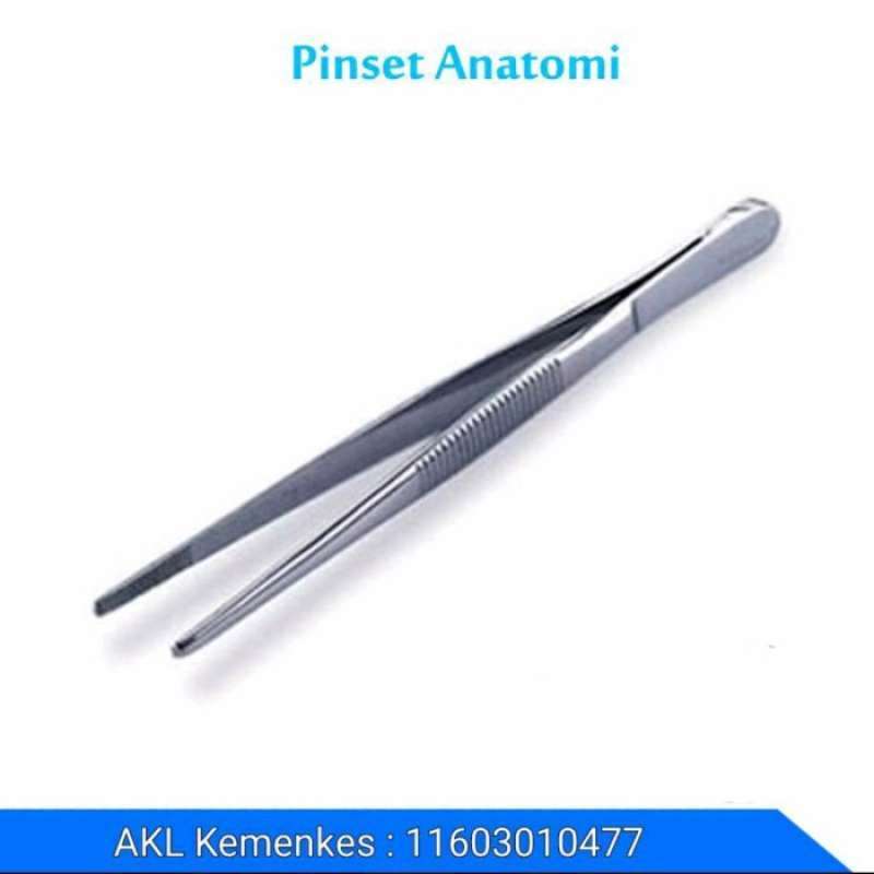 Jual Pinset anatomi 14 cm / pinset anatomis / pincet anatomi 14 cm ...