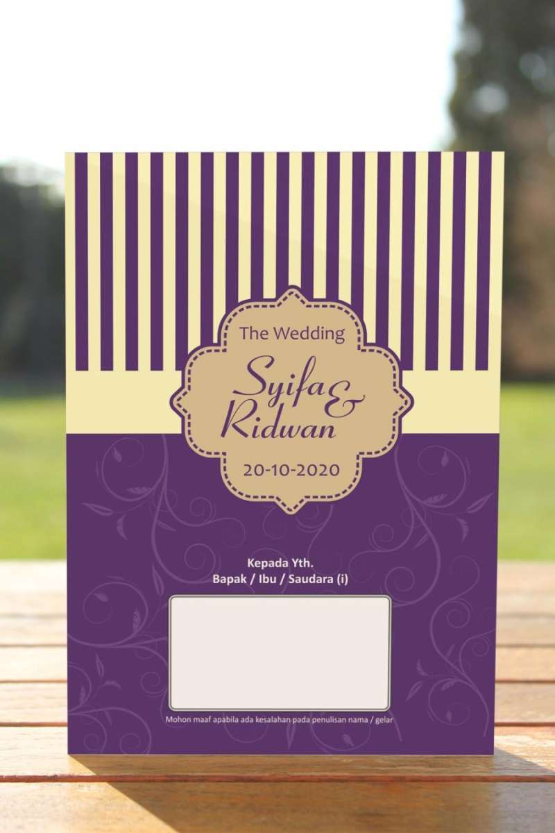 Jual Undangan Pernikahan Unik Lucu Keren Kreatif Murah 001 Di Seller ...