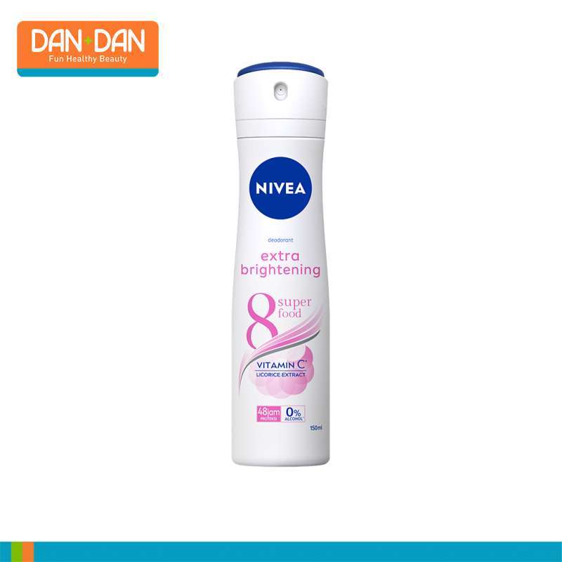 Promo Nivea Woman Deodorant Spray Extra Whitening 150ml (320579) Diskon ...