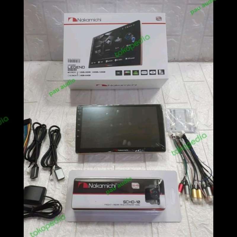 Jual head unit android 9 inch nakamichi legend ram 6/128gb free kamera ...
