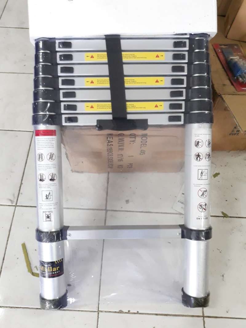 Promo Tangga Lipat Alumunium Tangga Telescopic Telescopic Ladder 2,6M ...