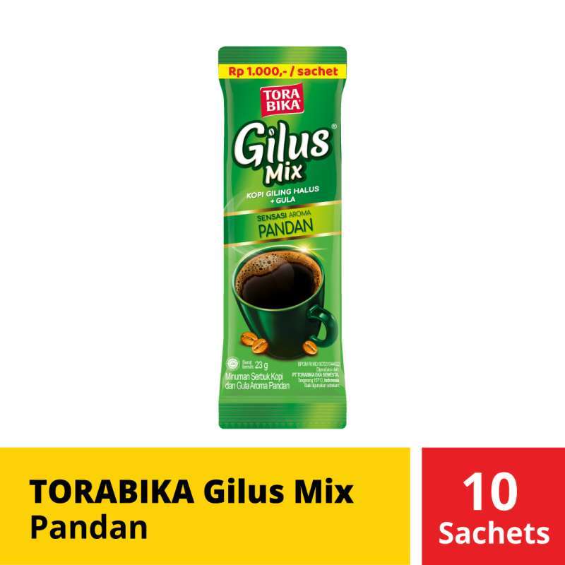 Jual Torabika Gilus Mix Pandan - Jawa Timur [10 Sachets/23g] di Seller ...