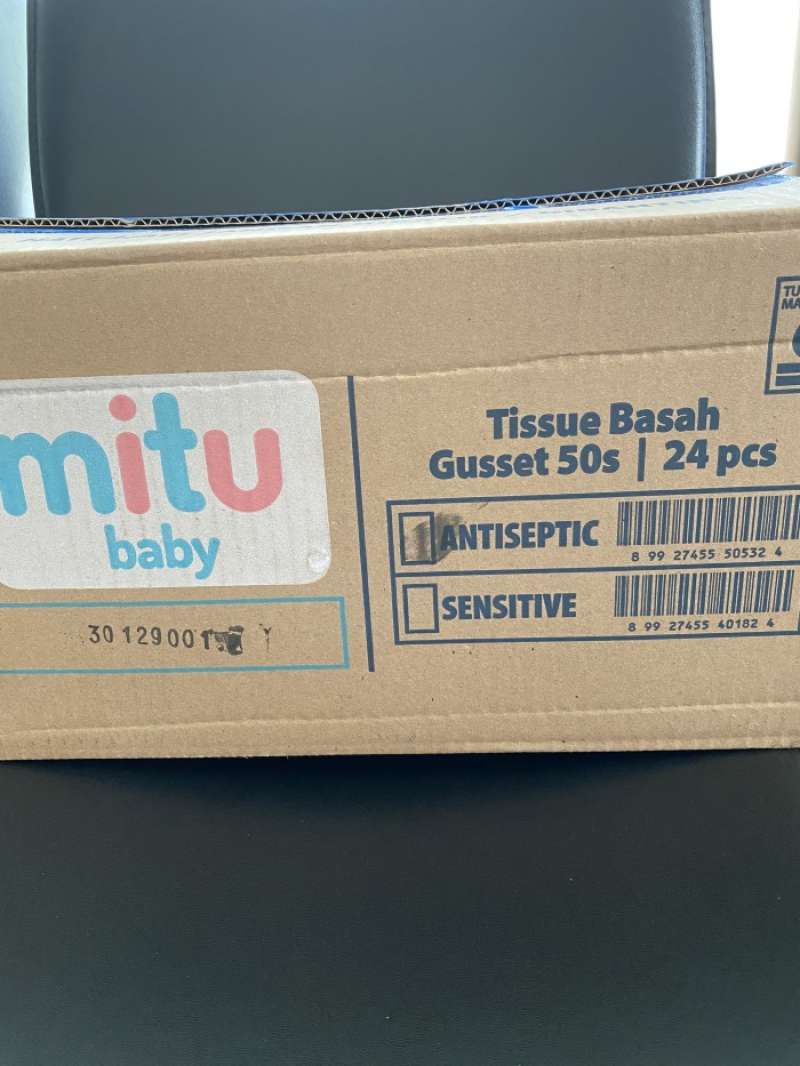 Promo Mitu antiseptic satu dus isi 24 pak @50 lembar Diskon 25% di ...
