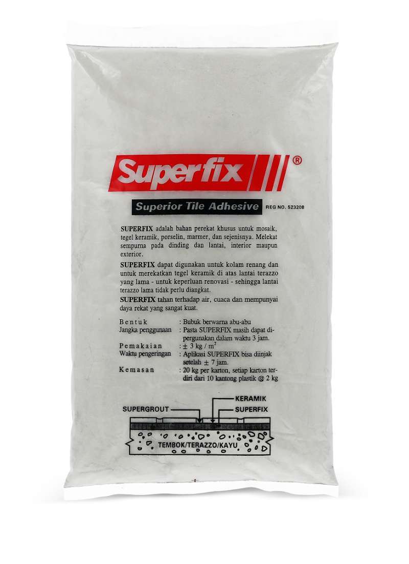 Jual Superfix Perekat Keramik Lantai Dan Dinding [2 Kg] Di Seller ...