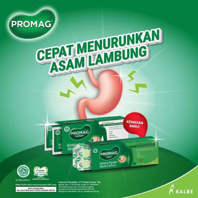 Jual Promag Tablet Obat Sakit Maag Box Isi 3 Blister (36 Tablet) di ...