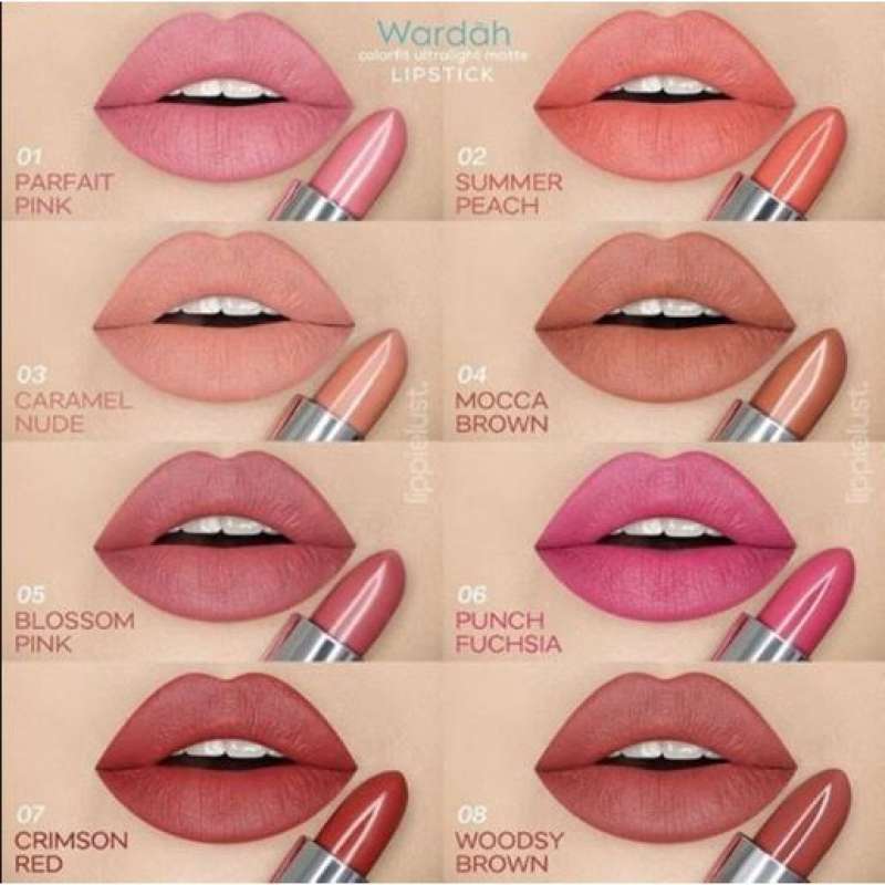 Jual Wardah Colorfit Ultralight Matte Lipstick - 09 Romantic Namsan Di ...